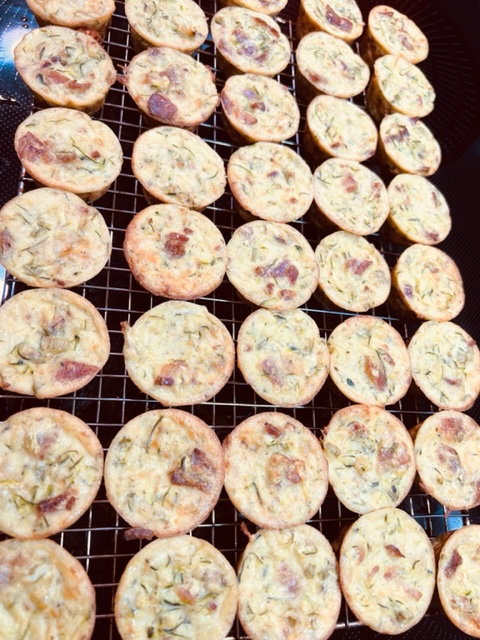 Bacon, Zucchini & Cheddar Frittata Bites | Ziggy's Kitchen Bacon, Zucchini & Cheddar Frittata Bites | Ziggy's Kitchen